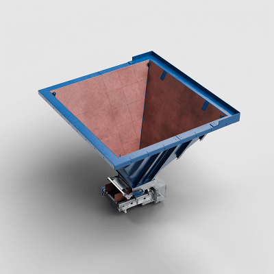 Feed chute with dosing device - Building materials product range - Frei ...