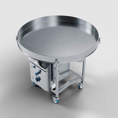 Turntable - Food intralogistics product range - Frei Fördertechnik AG